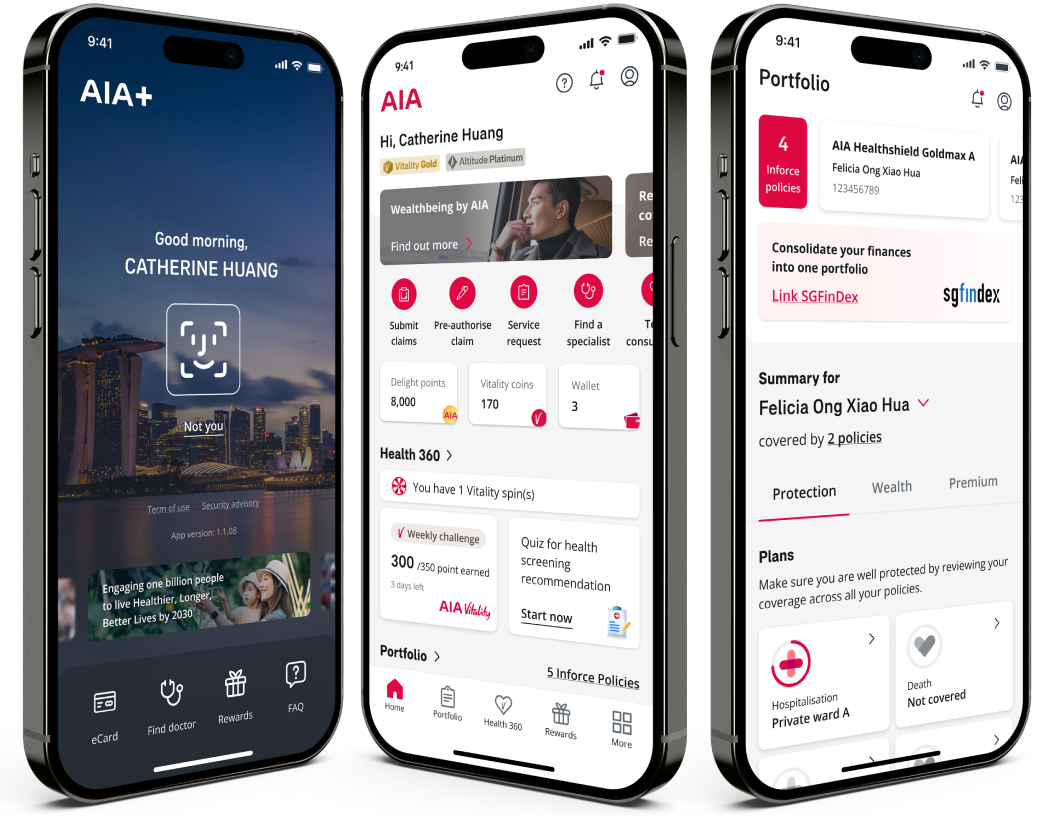 Rewards Benefits | AIA Singapore